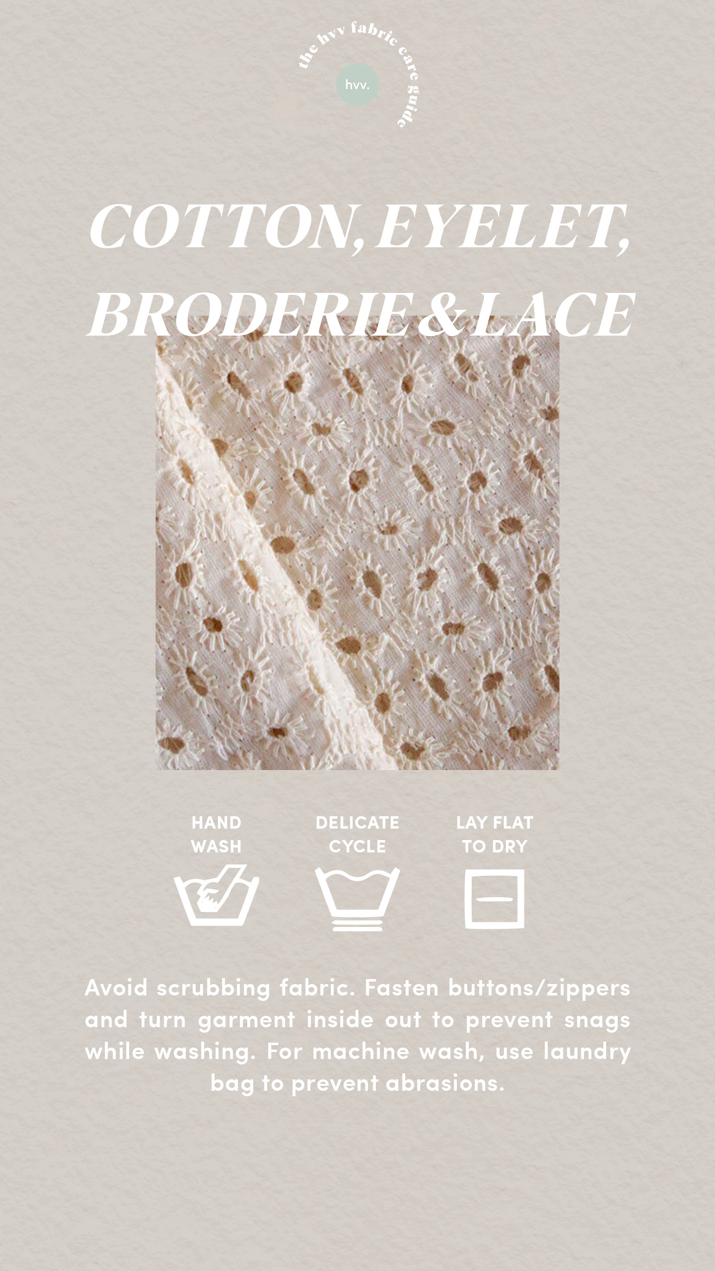 The HVV Fabric Care Guide