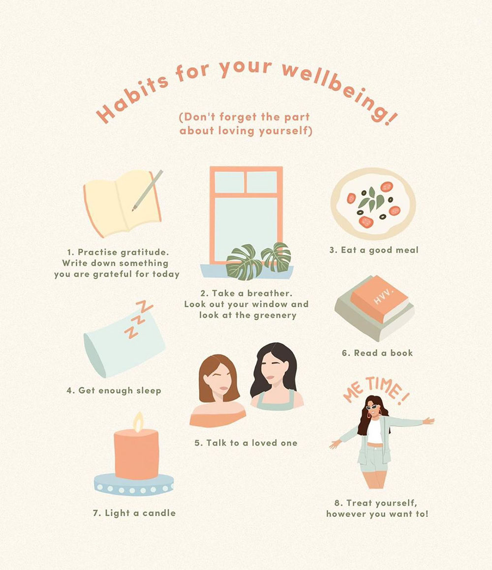 Habits for your wellbeing | hervelvetvase (hvv.)