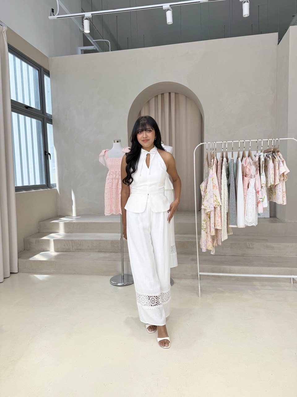 [HVVCNY2026] Tatou Crochet Pants - White | hervelvetvase (hvv.)